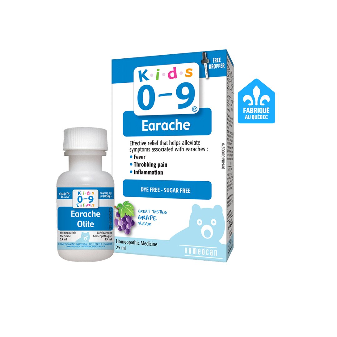 Solution orale pour soulager l'otite de bébé - Homeocan