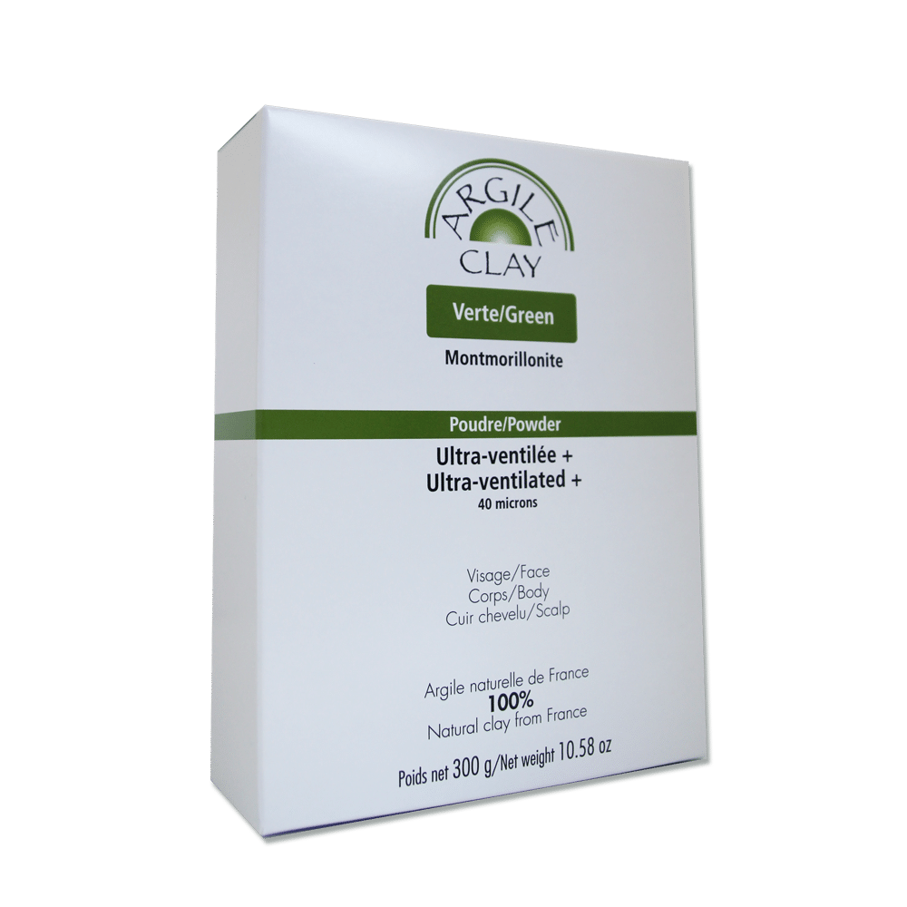 Ultra-ventilated green montmorillonite clay - Argile Clay – Homeocan