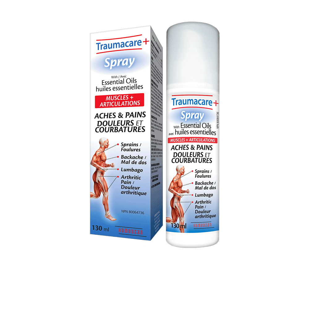 Spray aux huiles essentielles - Traumacare – Homeocan