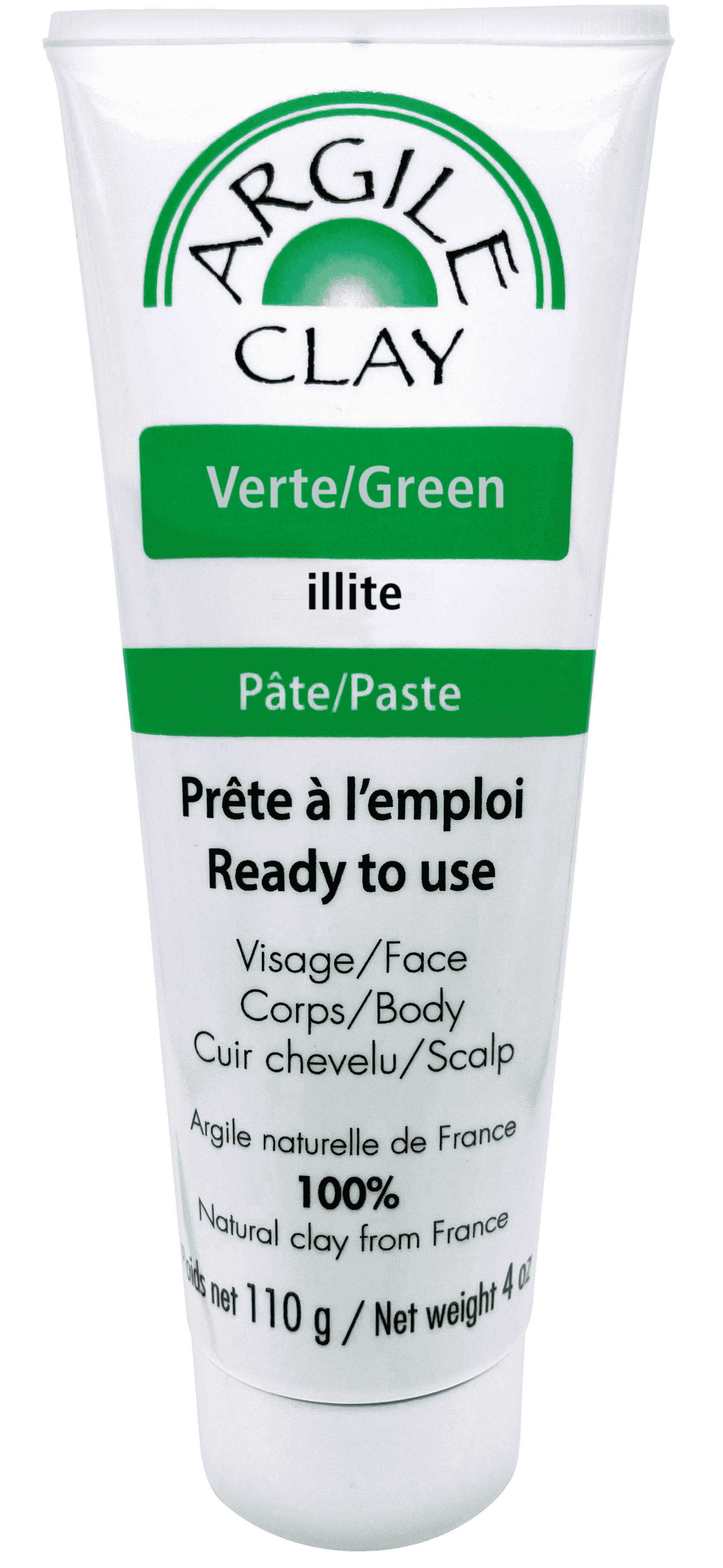 Argile illite verte en pâte - Argile Clay – Homeocan